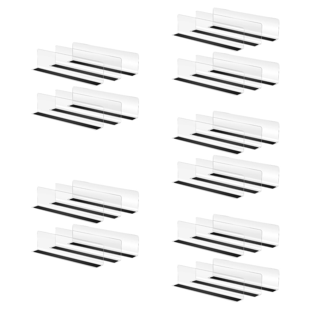 WORGEOUS 30 pcs Shelf Dividers Supermarket Shelf Organizers Commodity ...