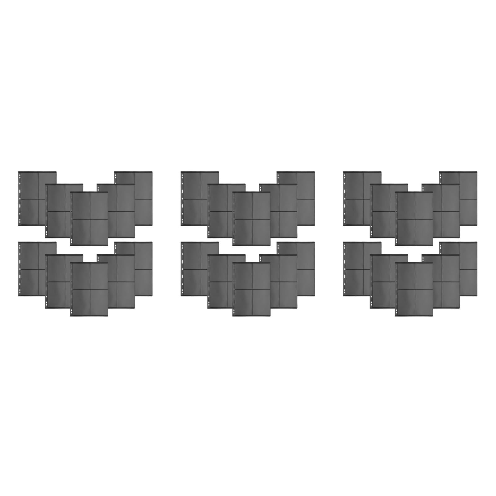 WORGEOUS 30 pcs Stamp Album Pages Stamp Collection Inserts Double Sided ...