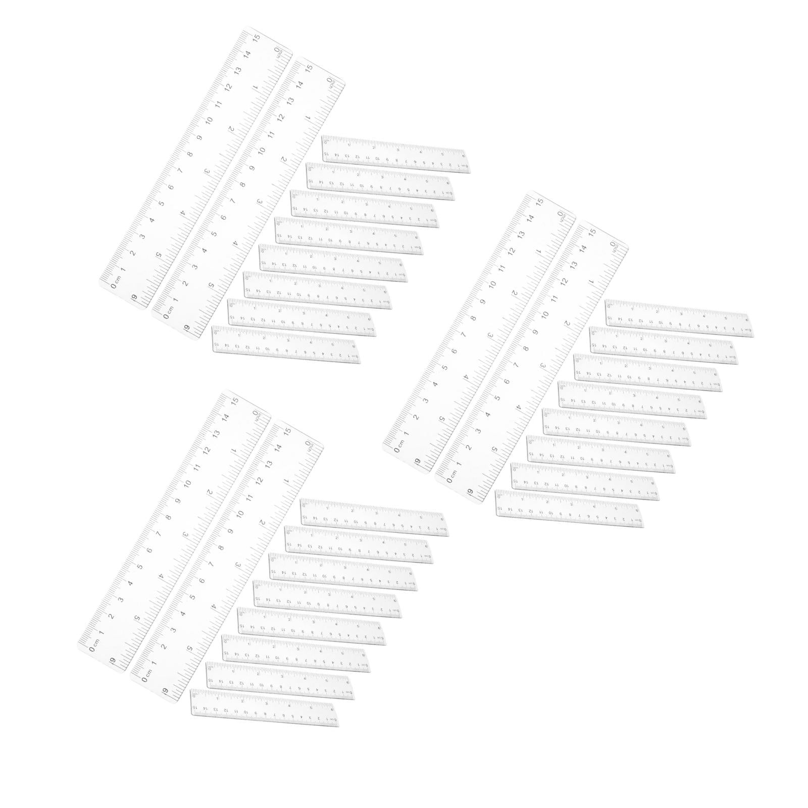 WORGEOUS 30 pcs Students Ruler Journal Ruler Measure Ruler Tool Rulers ...