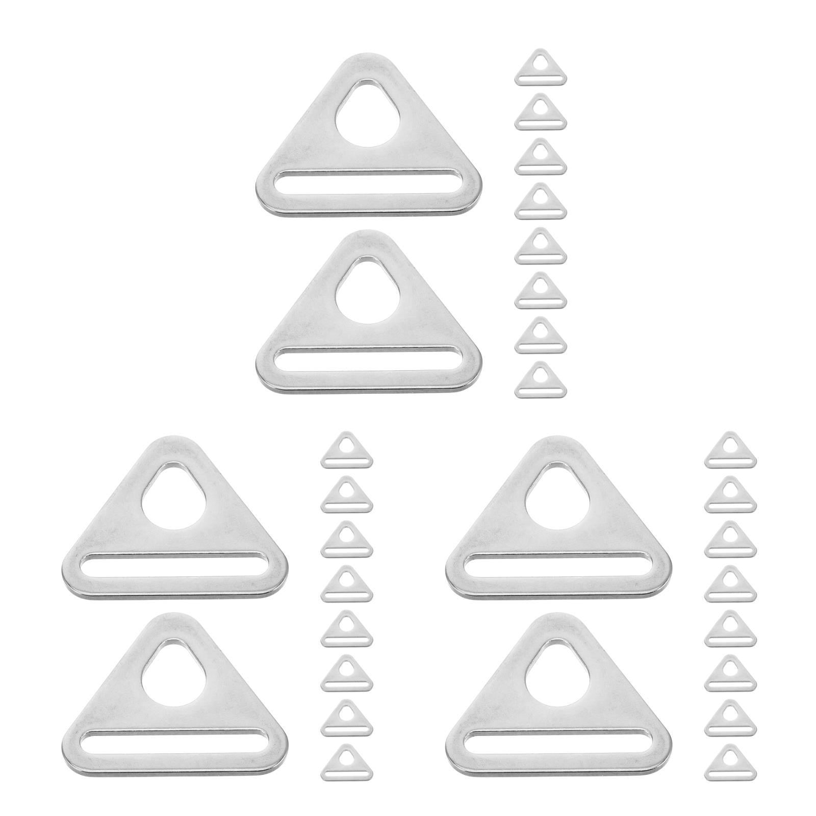 WORGEOUS 30 pcs Tent Rope Buckles Cord Tighteners Stainless Steel ...