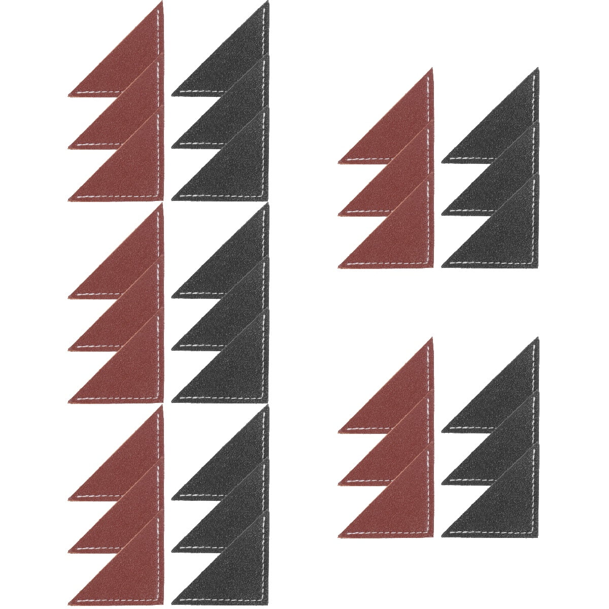 WORGEOUS 30 pcs Triangle Bookmarks Triangle-shaped Bookmarks Page ...