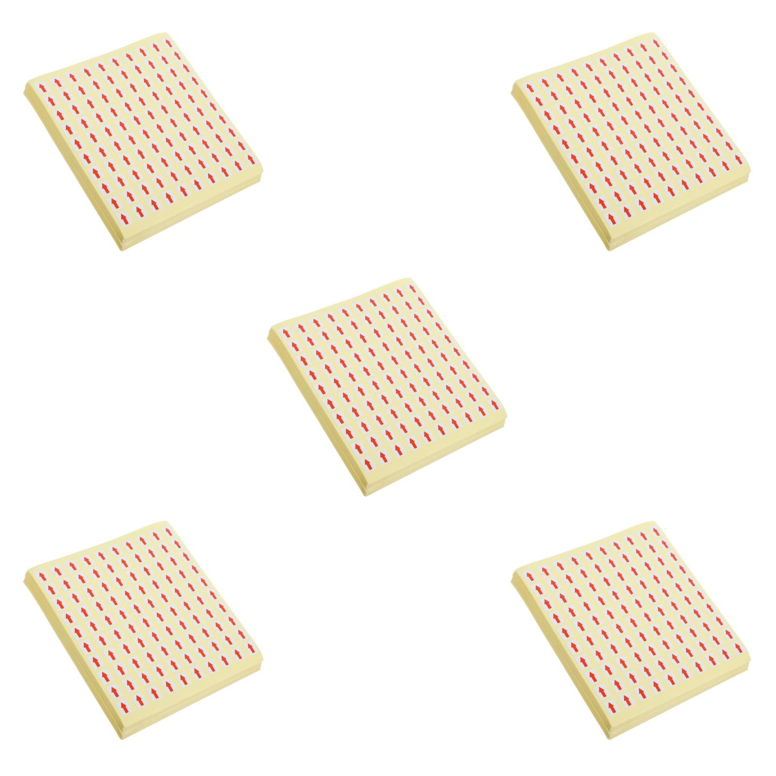 WORGEOUS 300 Sheets Arrow Stickers Indicator Tags Adhesive Arrow Labels ...