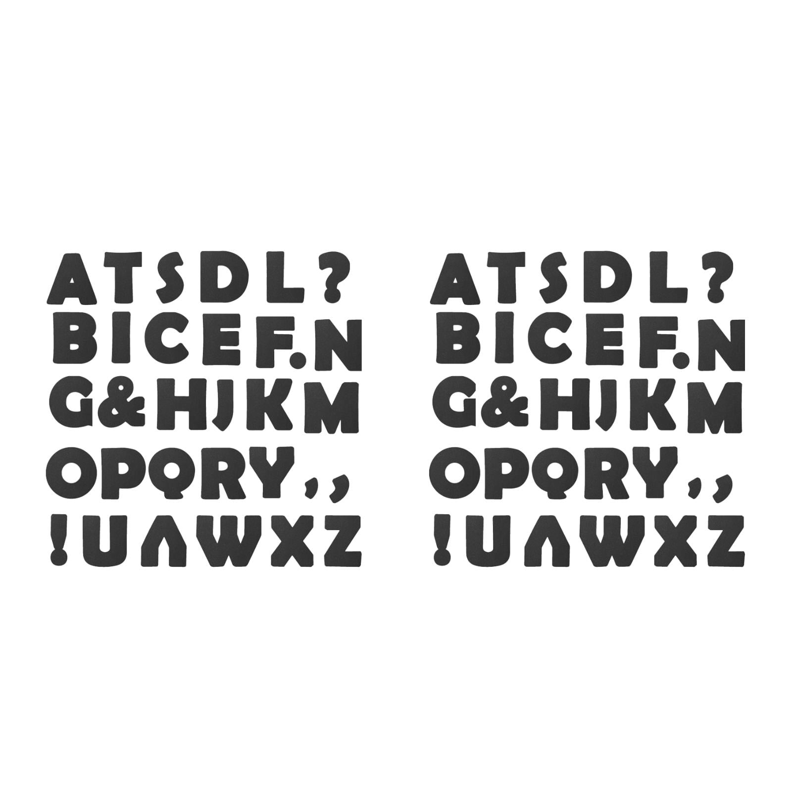 WORGEOUS 300 pcs Board Letters Board Letters Letters For Bulletin ...