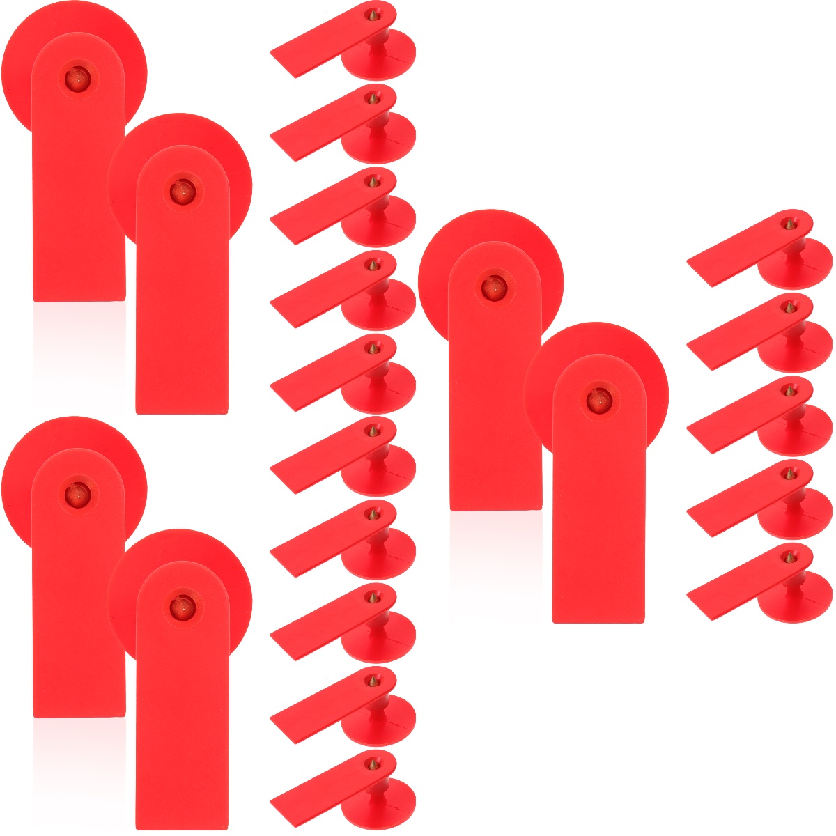 WORGEOUS 300 pcs Farm Animals Cow Pig No Number Ear Tags Signs Farm ...