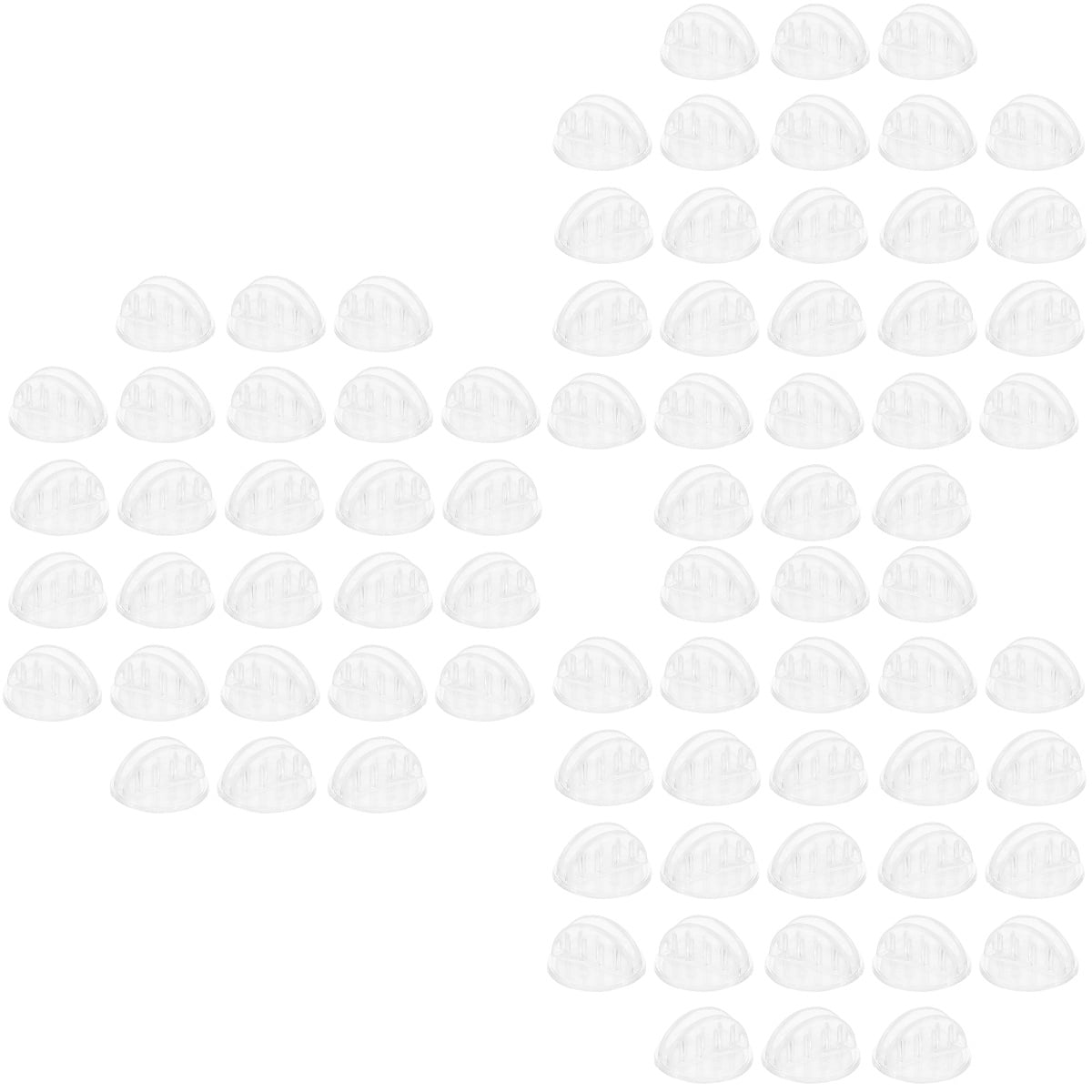 WORGEOUS 300 pcs Retail Sign Clips Advertising Price Tag Clips Adhesive ...