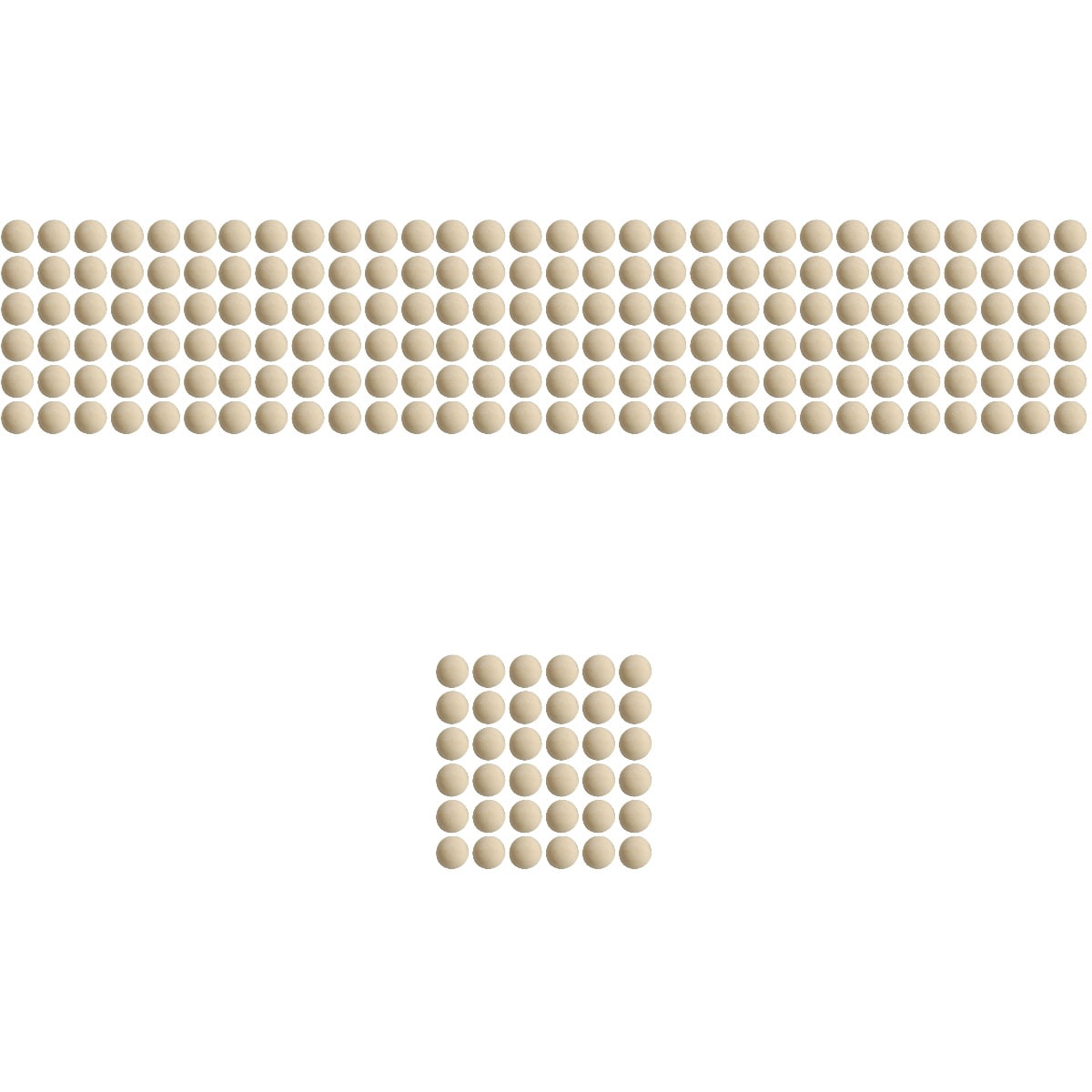 WORGEOUS 300 pcs Unfinished Half Wooden Balls Mini Hemisphere Half ...