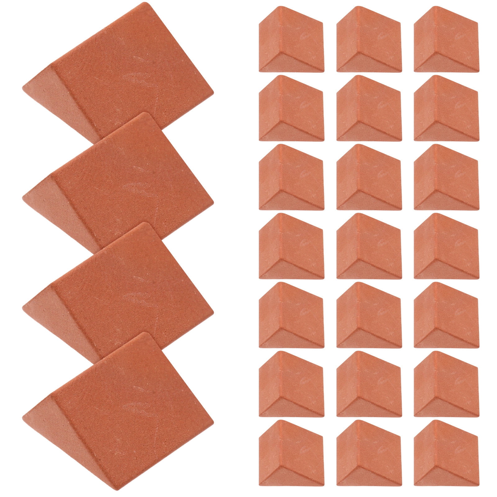 WORGEOUS 30pcs Mini House Fake Bricks Miniature Bricks Crafts Simulated ...