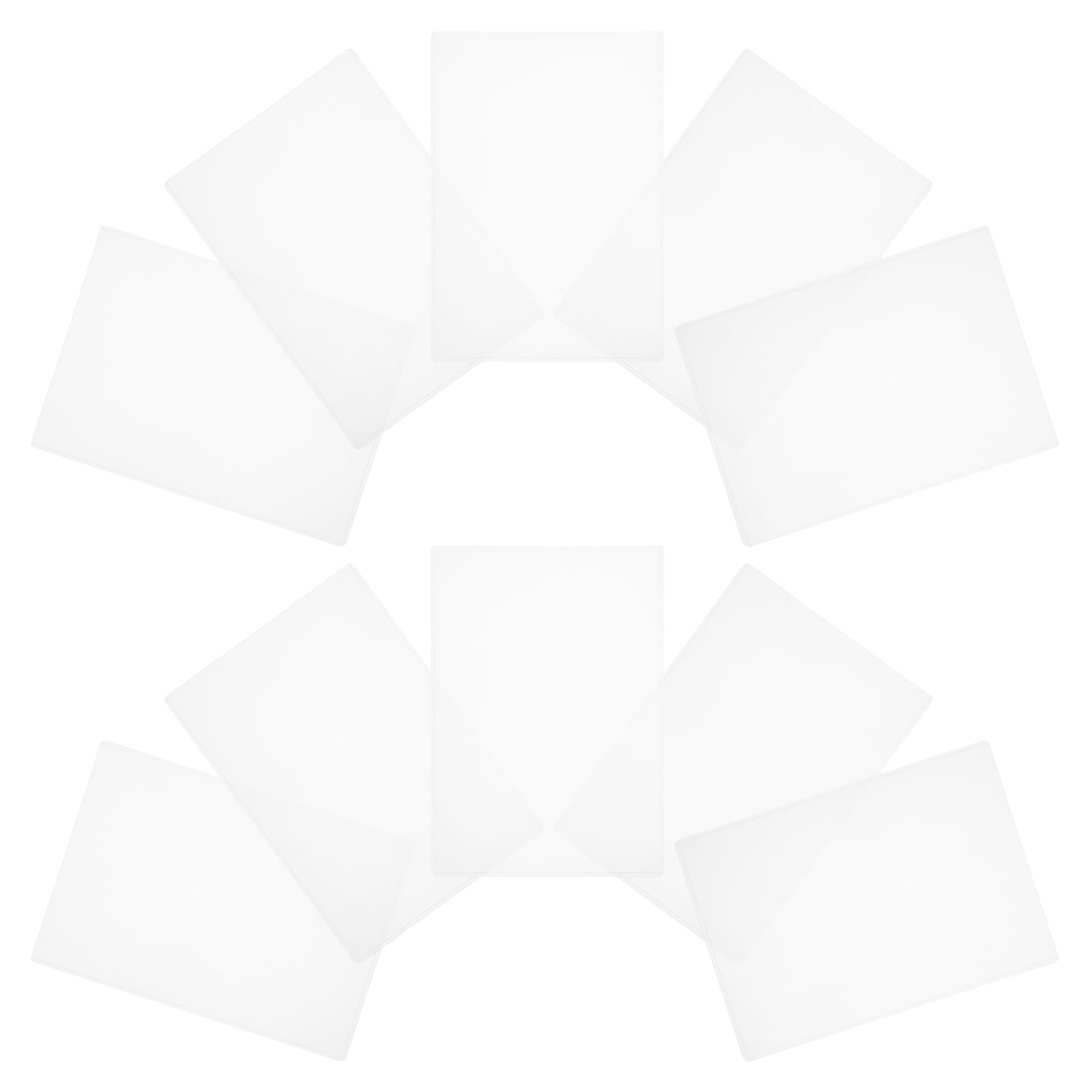 WORGEOUS 30pcs Rigid Plastic Sleeves For Transparent Print Protectors ...