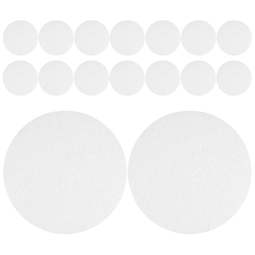 WORGEOUS 30pcs White Foam Cylinders Foam Circles 75mm Round Foam Discs ...