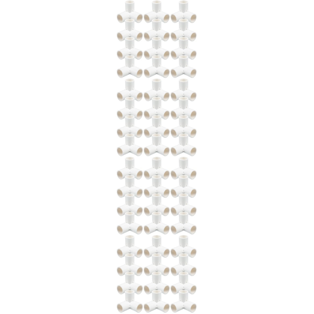 WORGEOUS 32 Pcs 1 Bag Three-way Joint Simple Pipe Accessories ...