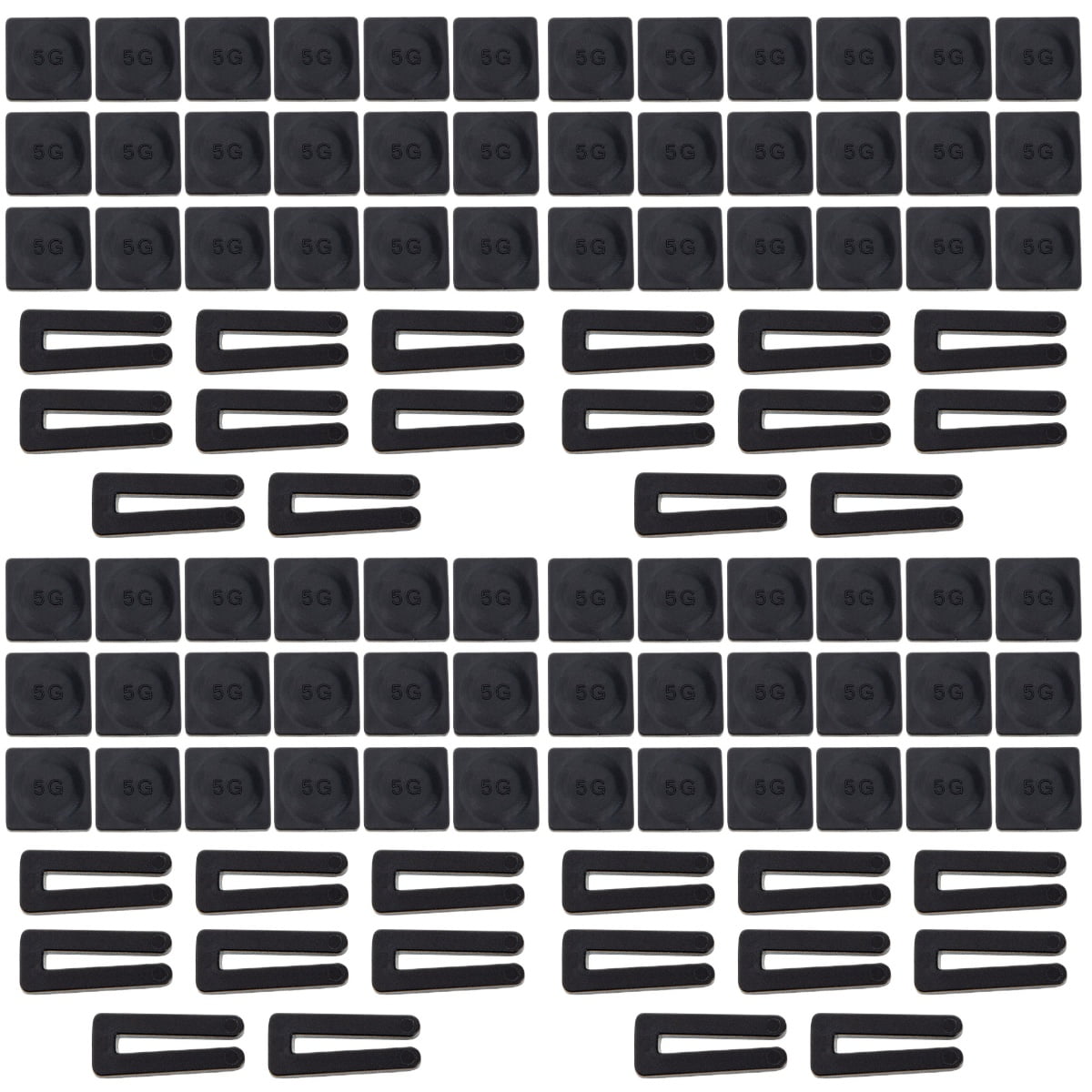 WORGEOUS 32 Sets Fan Weight Balancing Kit Fan Balancing Clips Weight ...