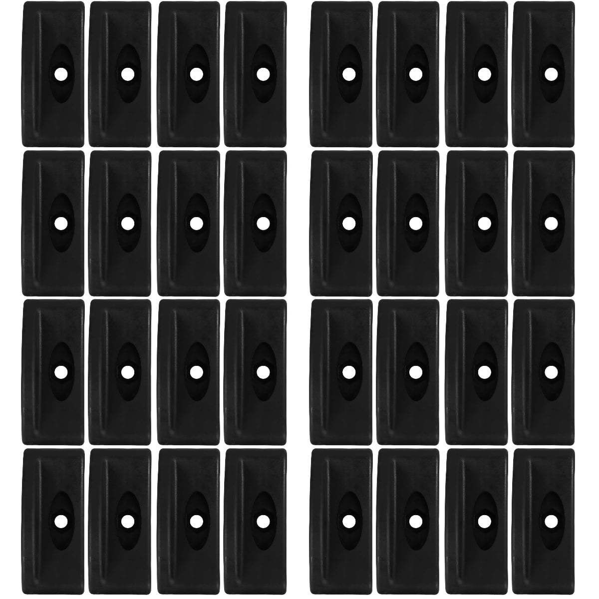 WORGEOUS 32 pcs Dumbbell Saddles Dumbbell Cradles Dumbbell Rack Fitness ...