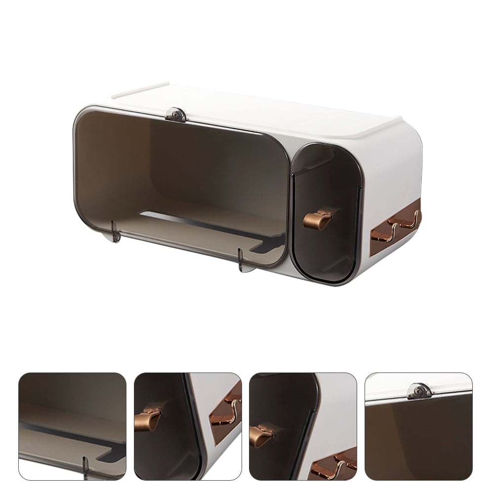 WORGEOUS 32Set Disposable Face Towel Box Wall Mounted Tissue Storage ...