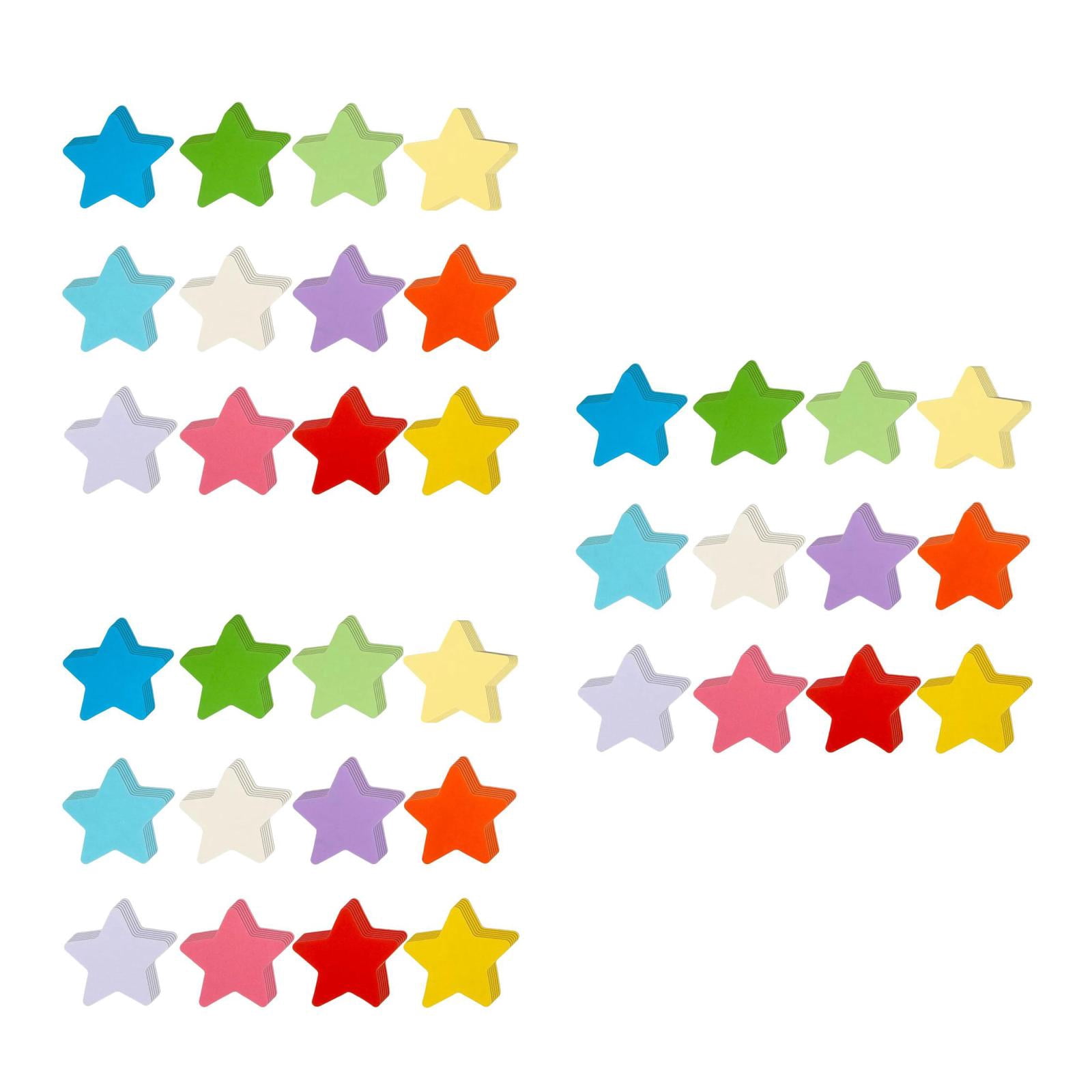 WORGEOUS 36 pcs Star Paper Cutouts Classroom Cutouts Bulletin Board ...