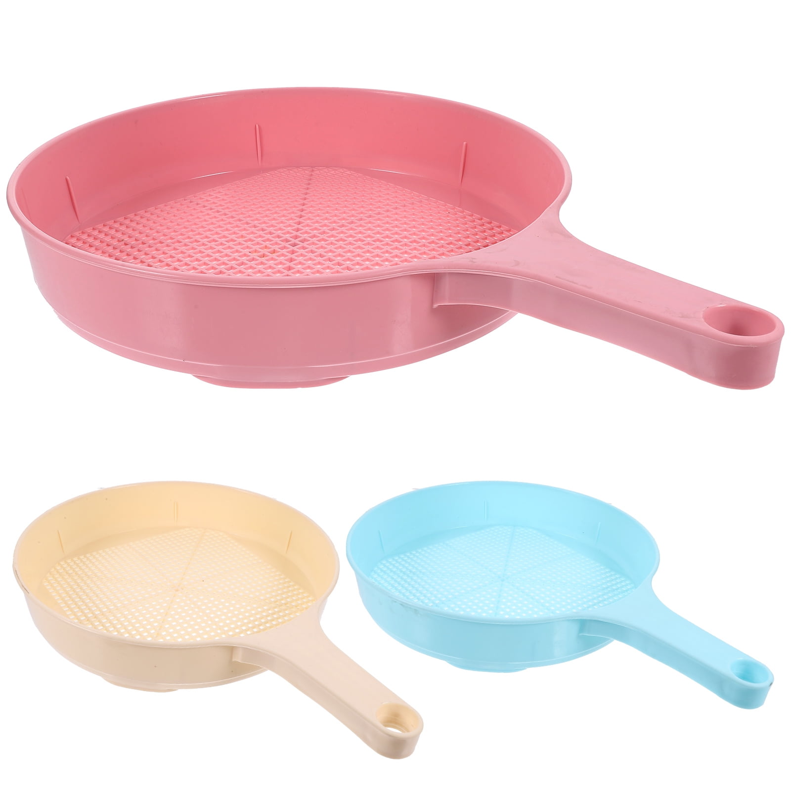 WORGEOUS 3PCS Plastic Mesh Garden Sieve Household Filter Gardening Tool ...