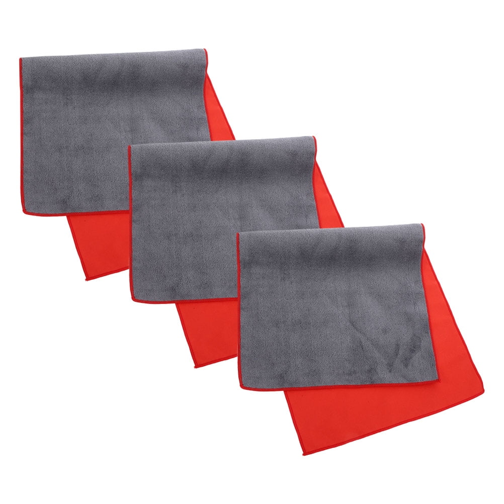 WORGEOUS Car Wash Cloth Car Drying Towels Suede Fabric 3Pcs - Walmart.com