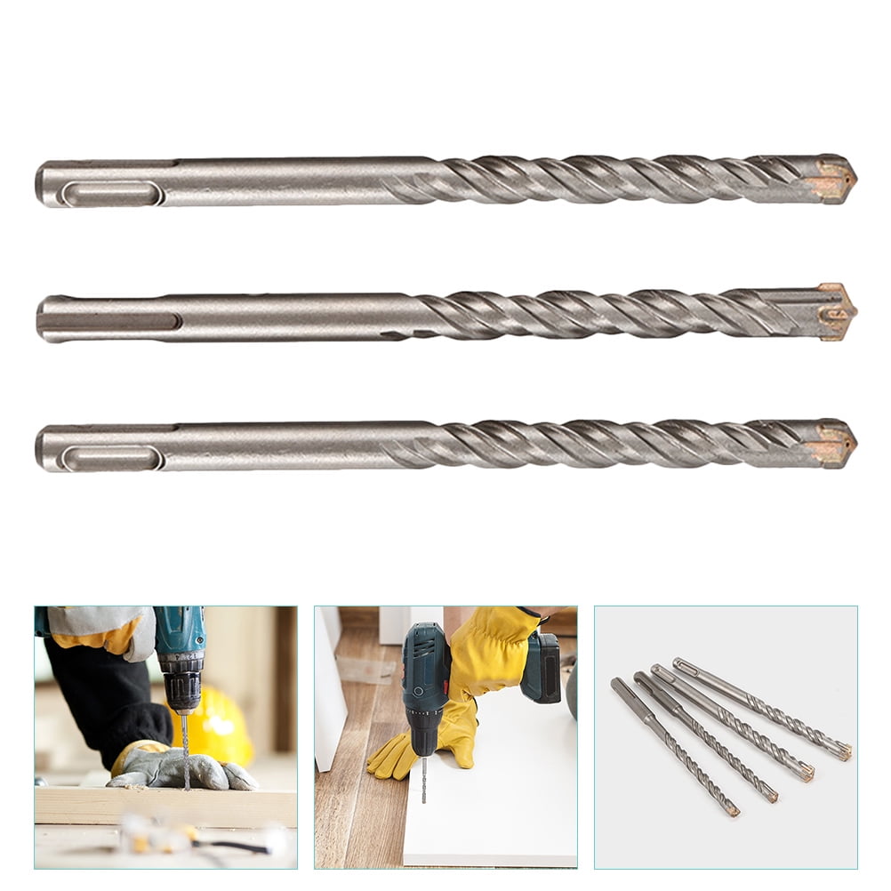 SOPOTUTU Brick Drill Bits 40 Chrome Steel For Diy Projects 3Pcs ...