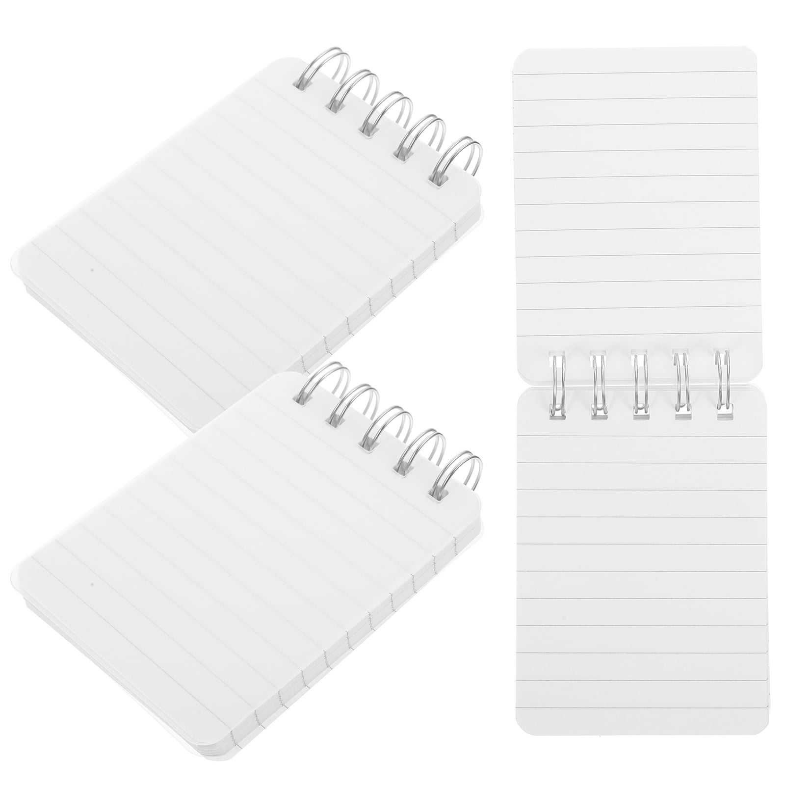 WORGEOUS 3Pcs Flipped Cards Studying Notebook Cards Student Index Cards ...