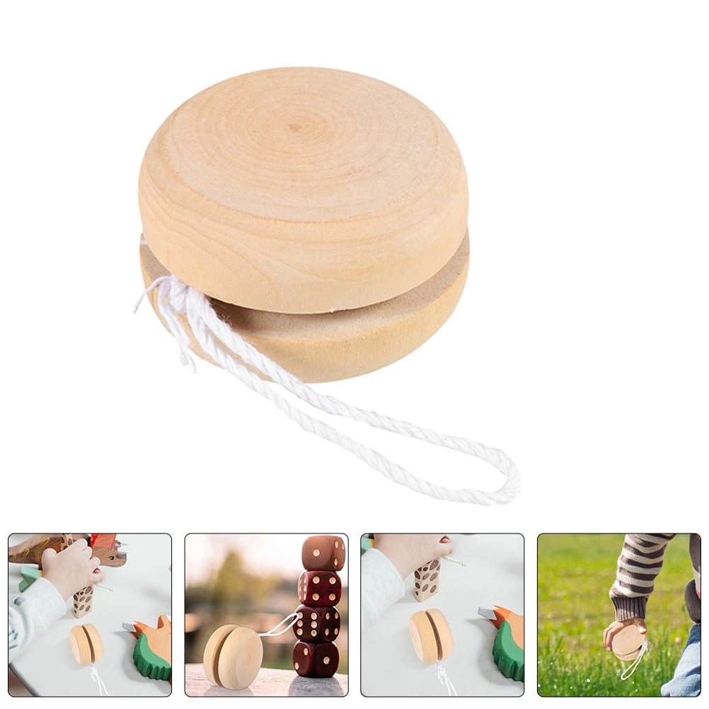 WORGEOUS 3Pcs Hand Painting Yo-Yo Balls Round Shape for Creative ...