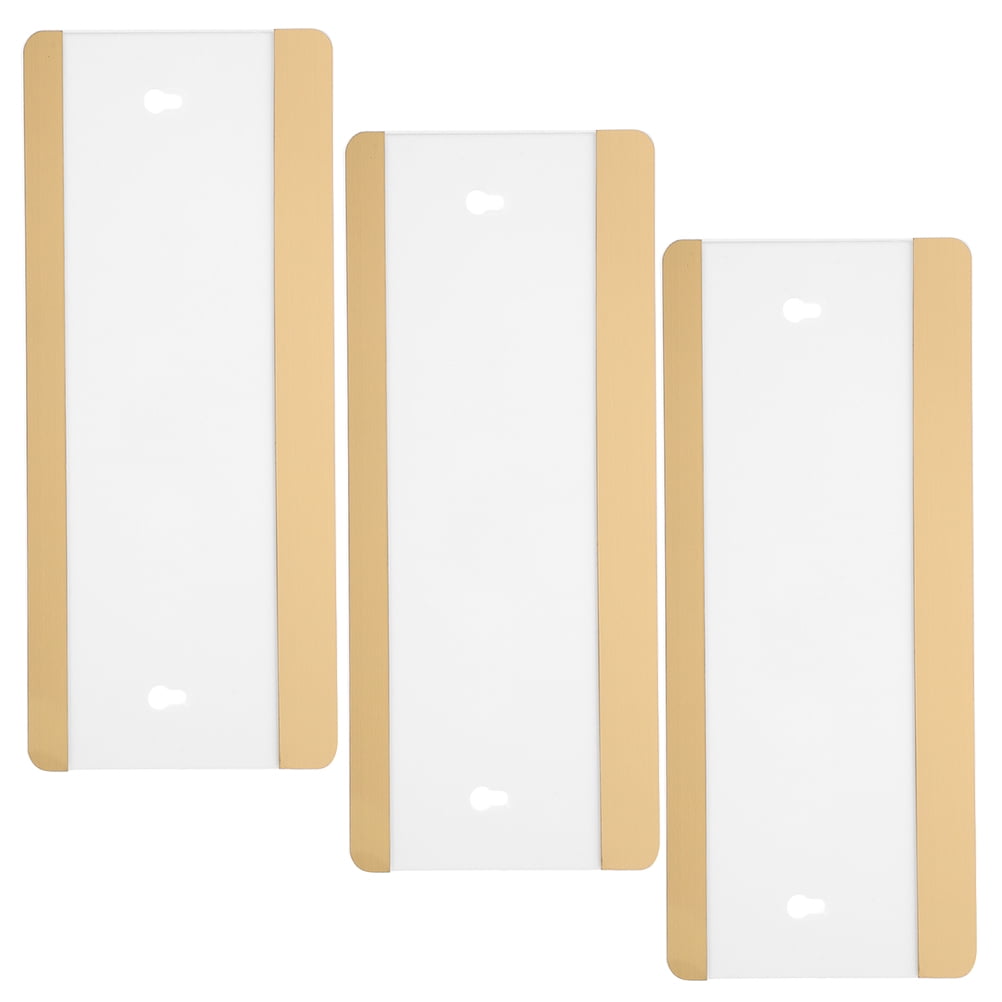 WORGEOUS 3Pcs Office Door Name Plate Door Sign Plate Name Sign Holder ...