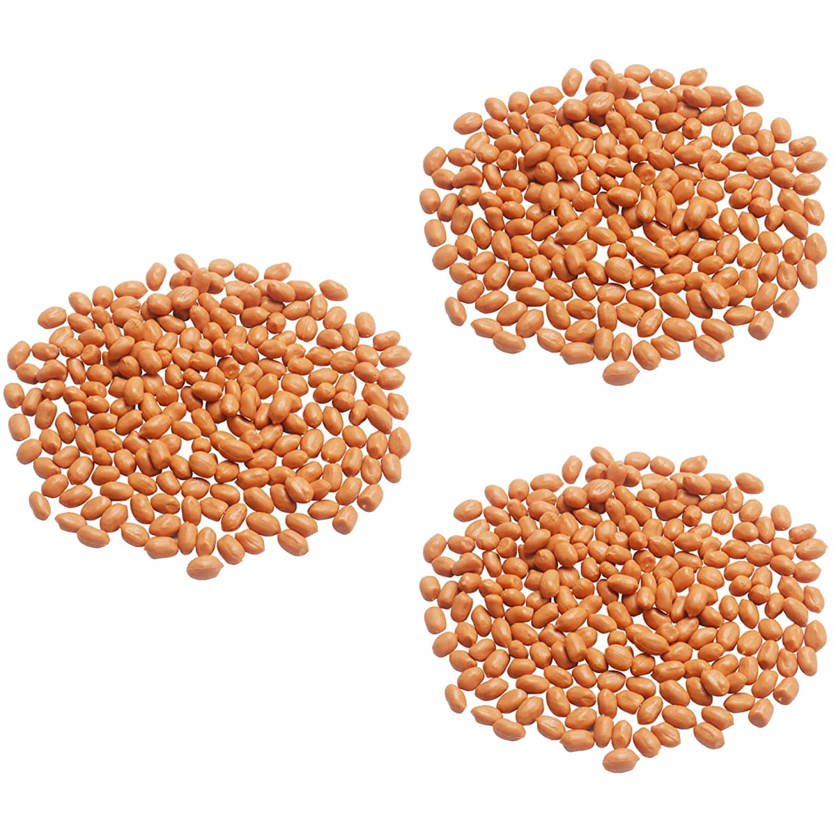 WORGEOUS 3pcs 1 Bag Fake Peanut Kernels Photography Props Artificial ...