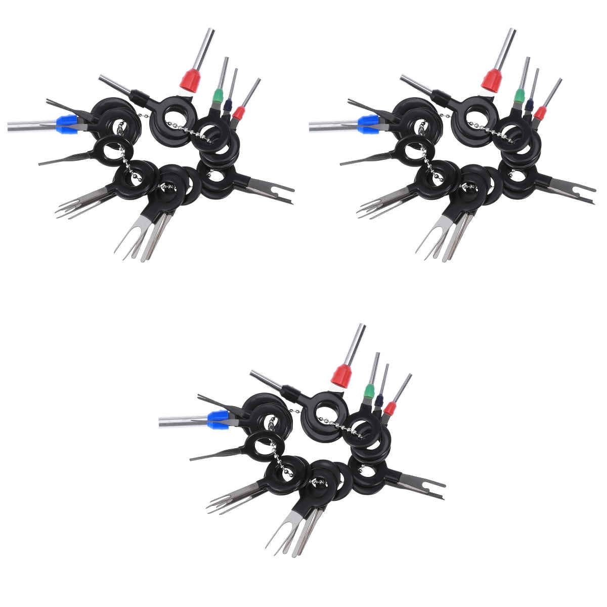 WORGEOUS 3pcs 18 in 1 Auto Car Plug Circuit Board Wire Harness Terminal ...