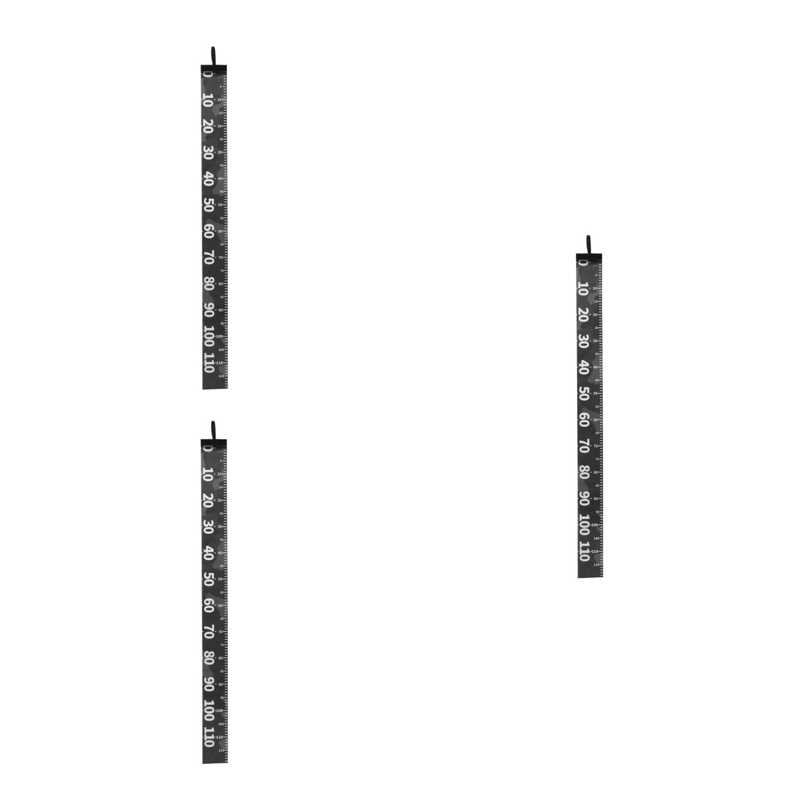 WORGEOUS 3pcs Adhesive Fish Ruler Fish Measuring Tape Sticker Foldable ...