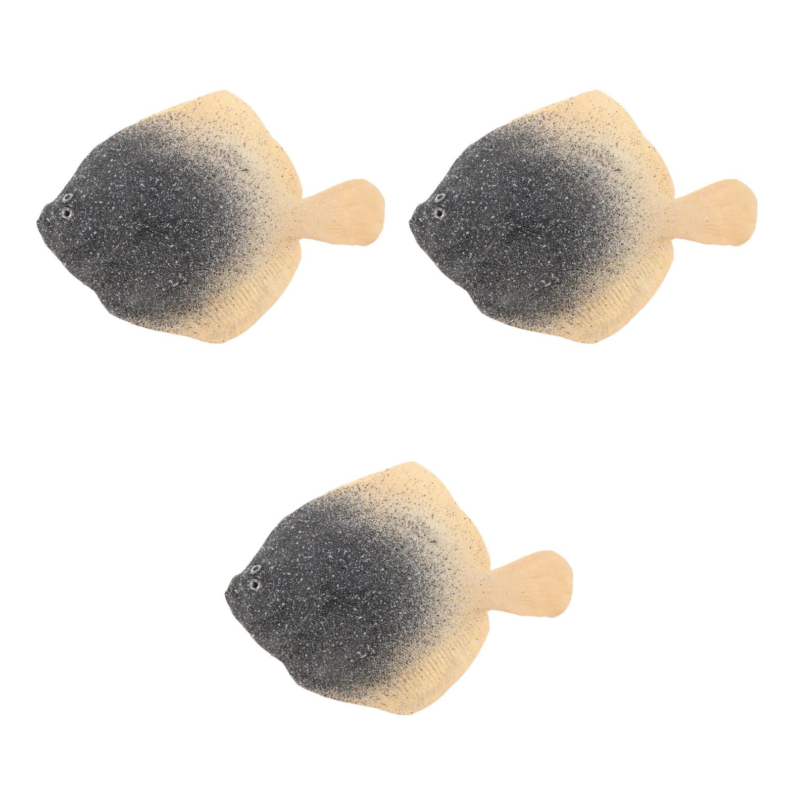 WORGEOUS 3pcs Artificial Fake Fish Models Simulated Pretend Fish Model ...