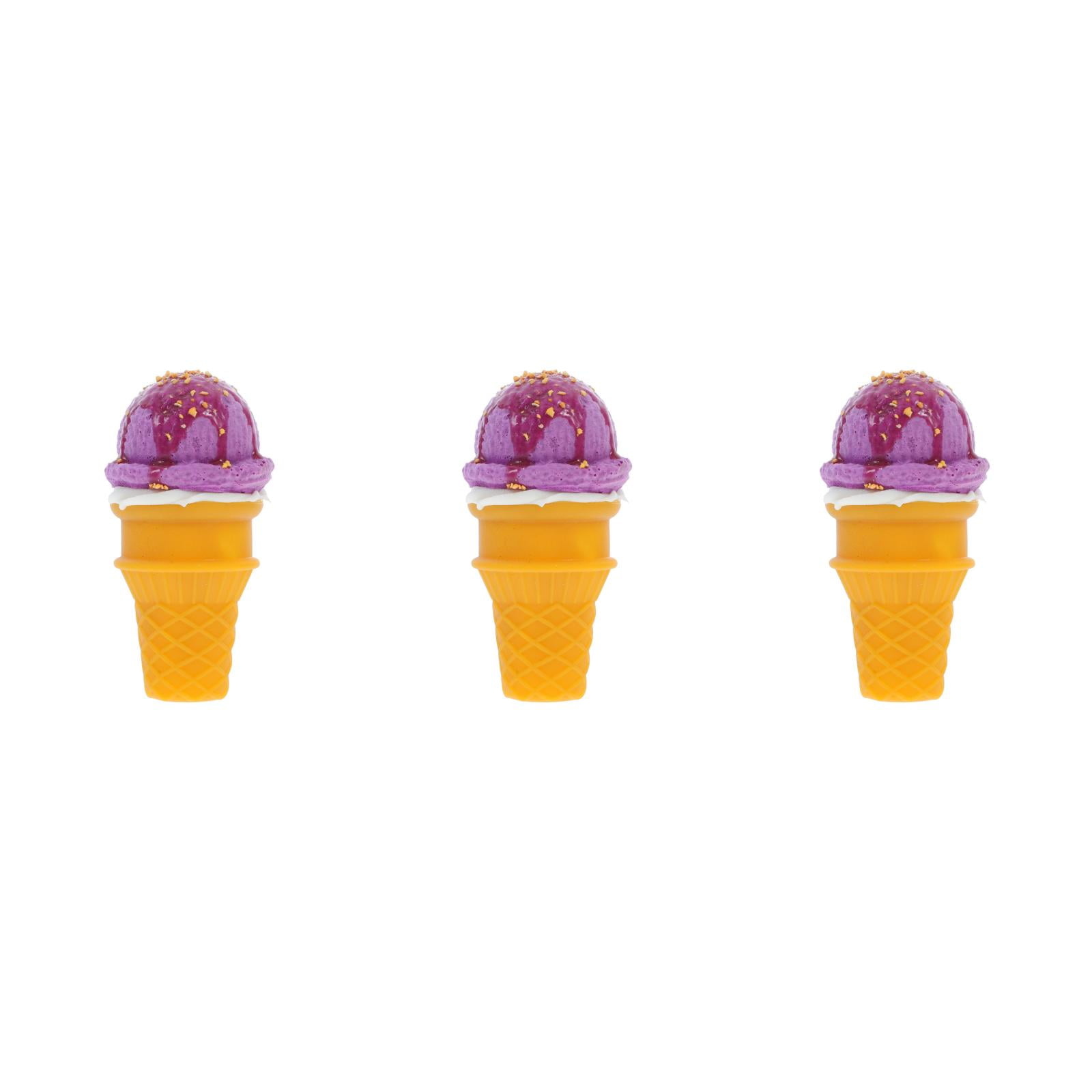 WORGEOUS 3pcs Artificial Ice Cream Scoops Faux Ice Cream Scoop Balls ...