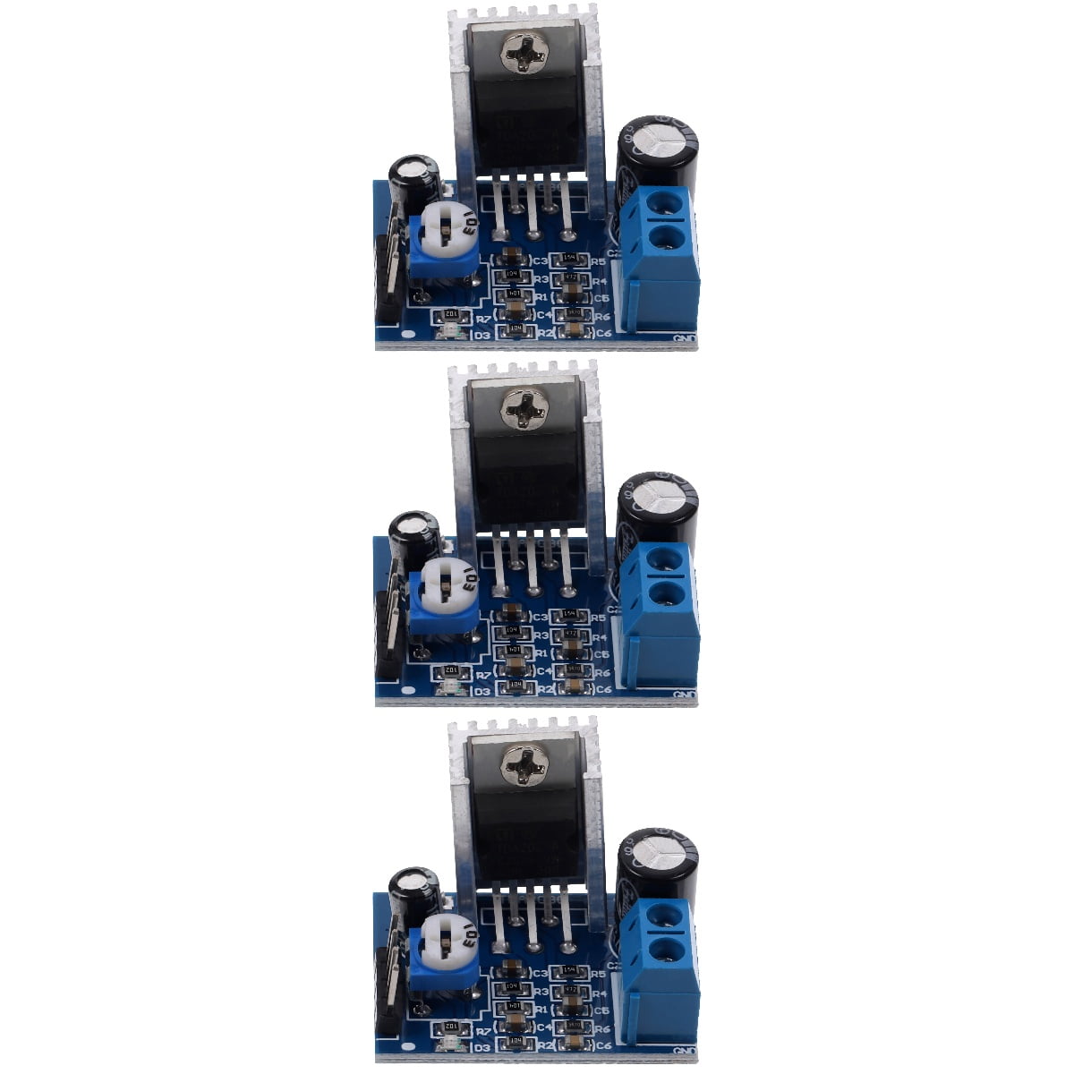 WORGEOUS 3pcs Audio Component Amplifier Stereo Module Board Volume ...