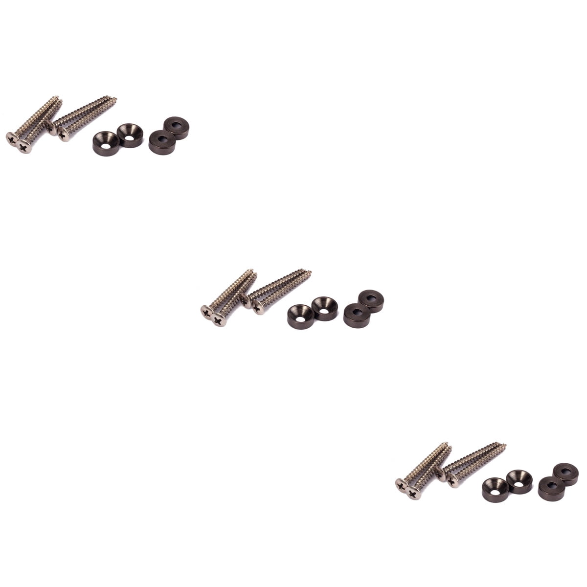 WORGEOUS 3pcs Black Neck Joint Bushings Bolts Screws and Bolts Guitar ...