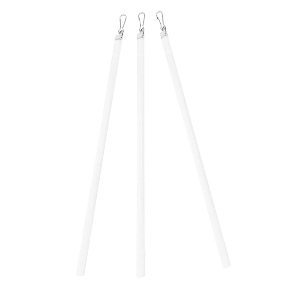 WORGEOUS 3pcs Blinds Wand Replacement With Hook White Acrylic Long ...
