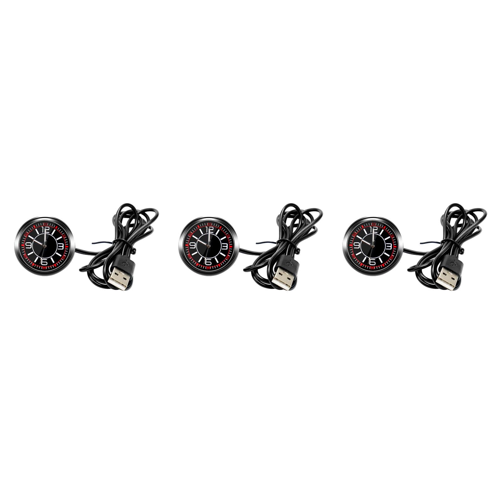 WORGEOUS 3pcs Car Clock Decor Car Clock Replacement Auto Clock Suv ...