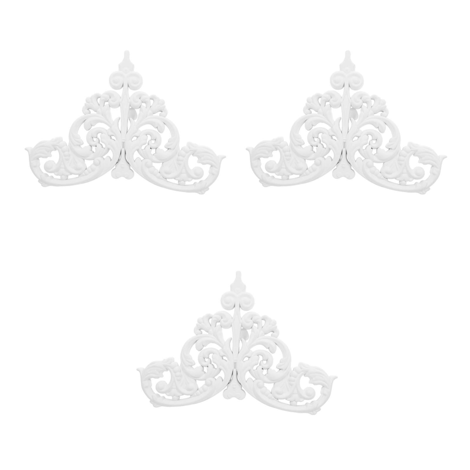 WORGEOUS 3pcs Center Onlays Ceiling Appliques European Style Medallion ...