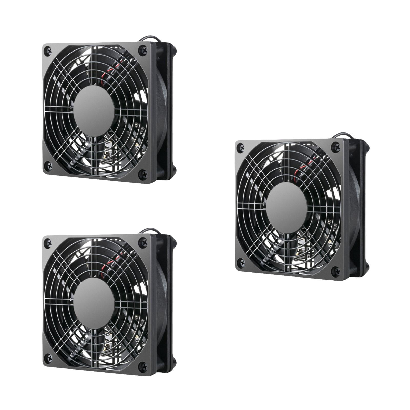 WORGEOUS 3pcs Computer Case Quiet Cooling Fan 5V USB Computer Cabinet ...