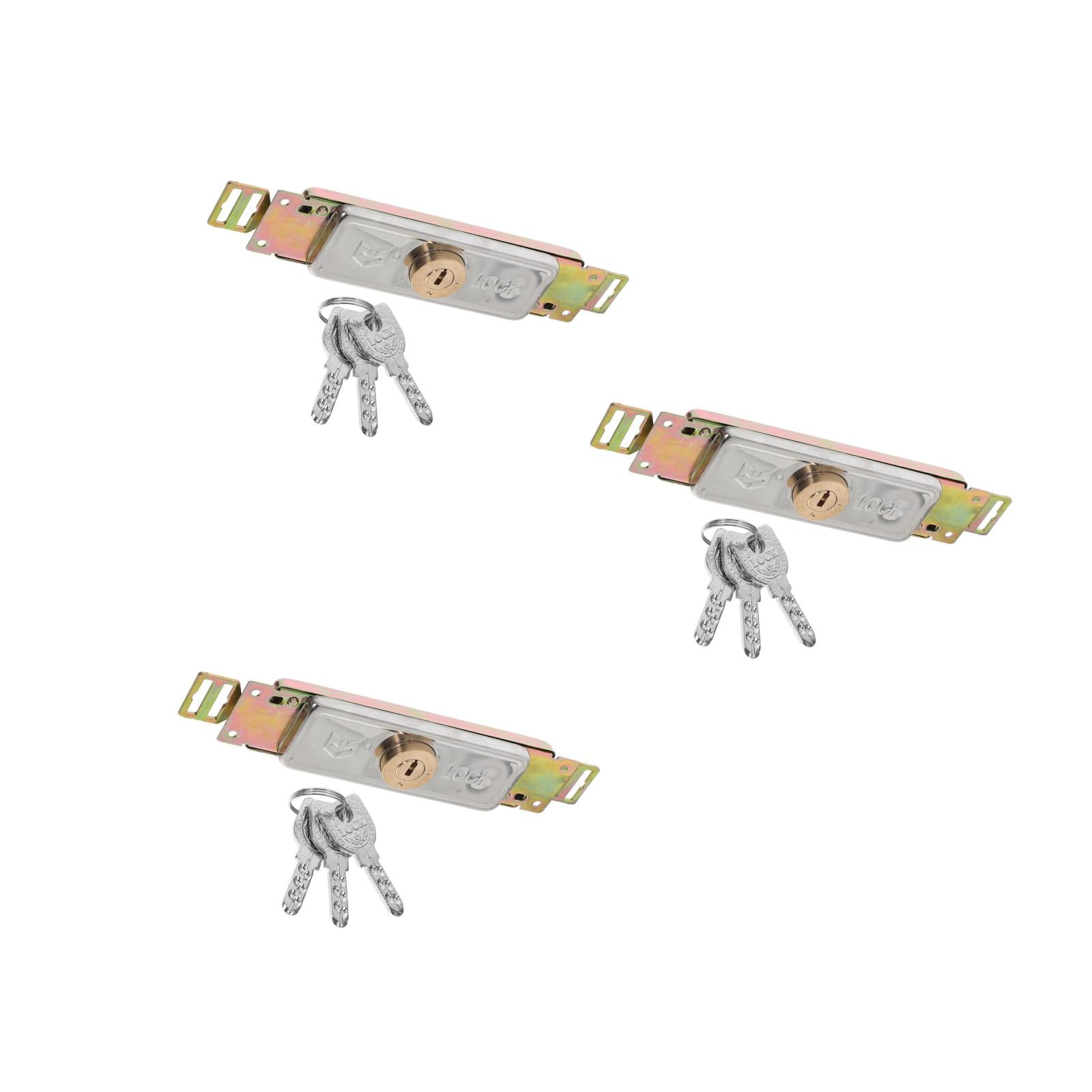 WORGEOUS 3pcs Cross Key Metal Center Rolling Shutter Door Lock For ...