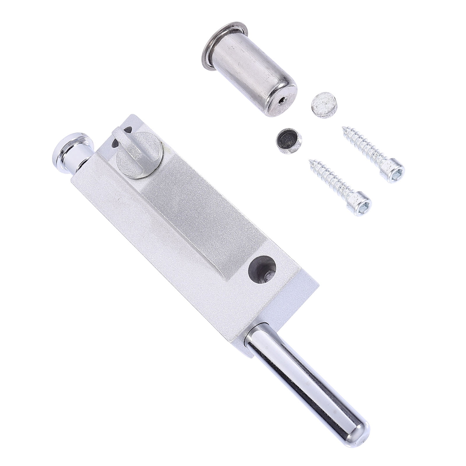 WORGEOUS 3pcs Door Bolt Lock Spring Foot Lock Automatic Revolving Door ...