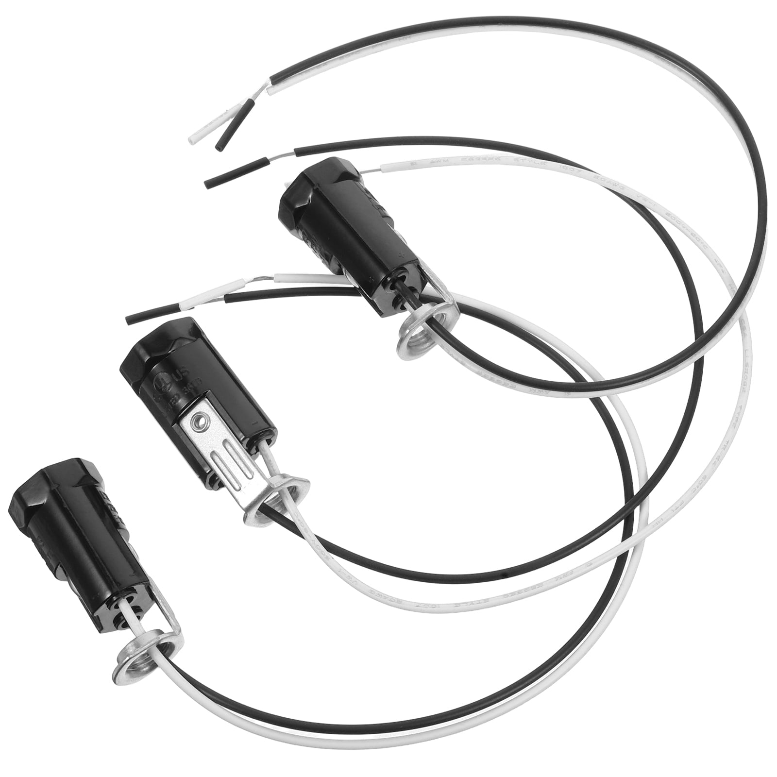 WORGEOUS 3pcs E12 Candelabra Socket Replacement Candle Lamp Holder with ...