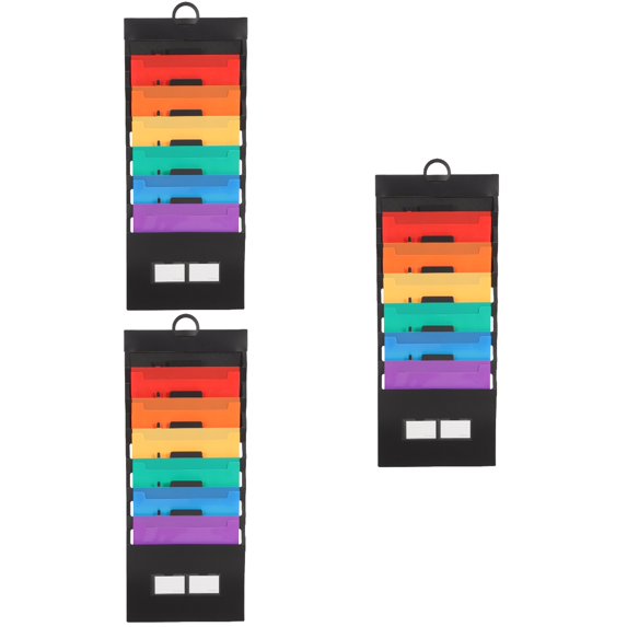 GETAJGHSD Stylish Multi-Color PP File Folders for Neat Document Storage ...