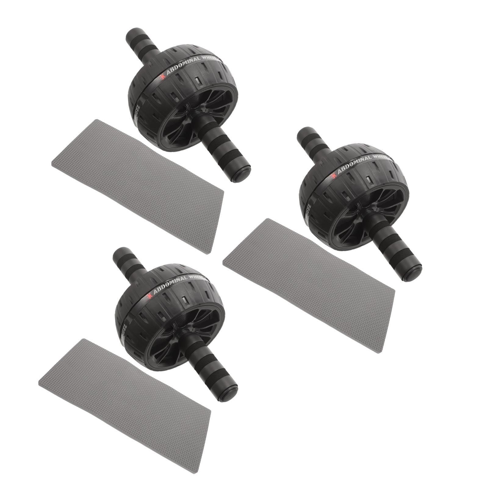 WORGEOUS 3pcs Fitness Ab Roller Abdominal Exercise Equipment Ab Roller ...
