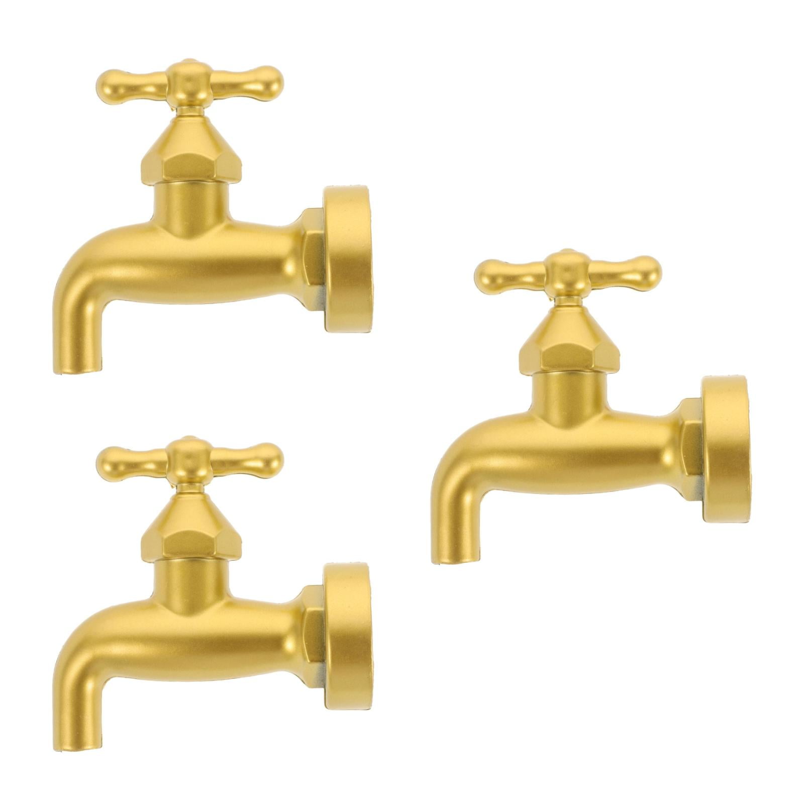 WORGEOUS 3pcs Garden Flowing Water Faucet for Yard Fountain Decoration ...