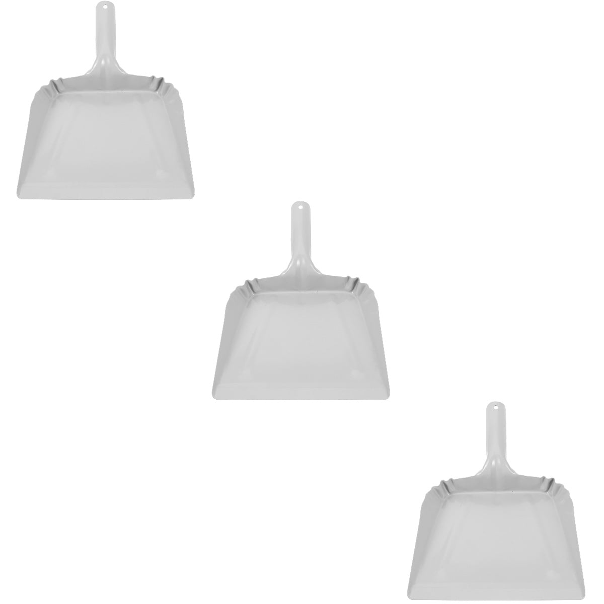 WORGEOUS 3pcs Handheld Dustpan Home Dust Pan Small Dustpan Metal Dust ...