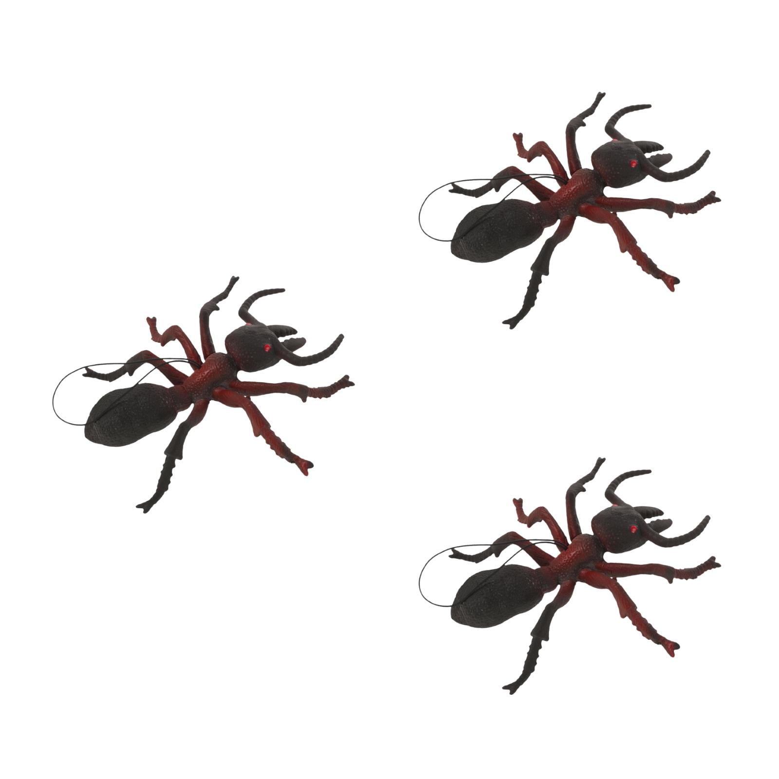 WORGEOUS 3pcs Lifelike Ant Model Polyethylene Ant Model Garden Ant ...