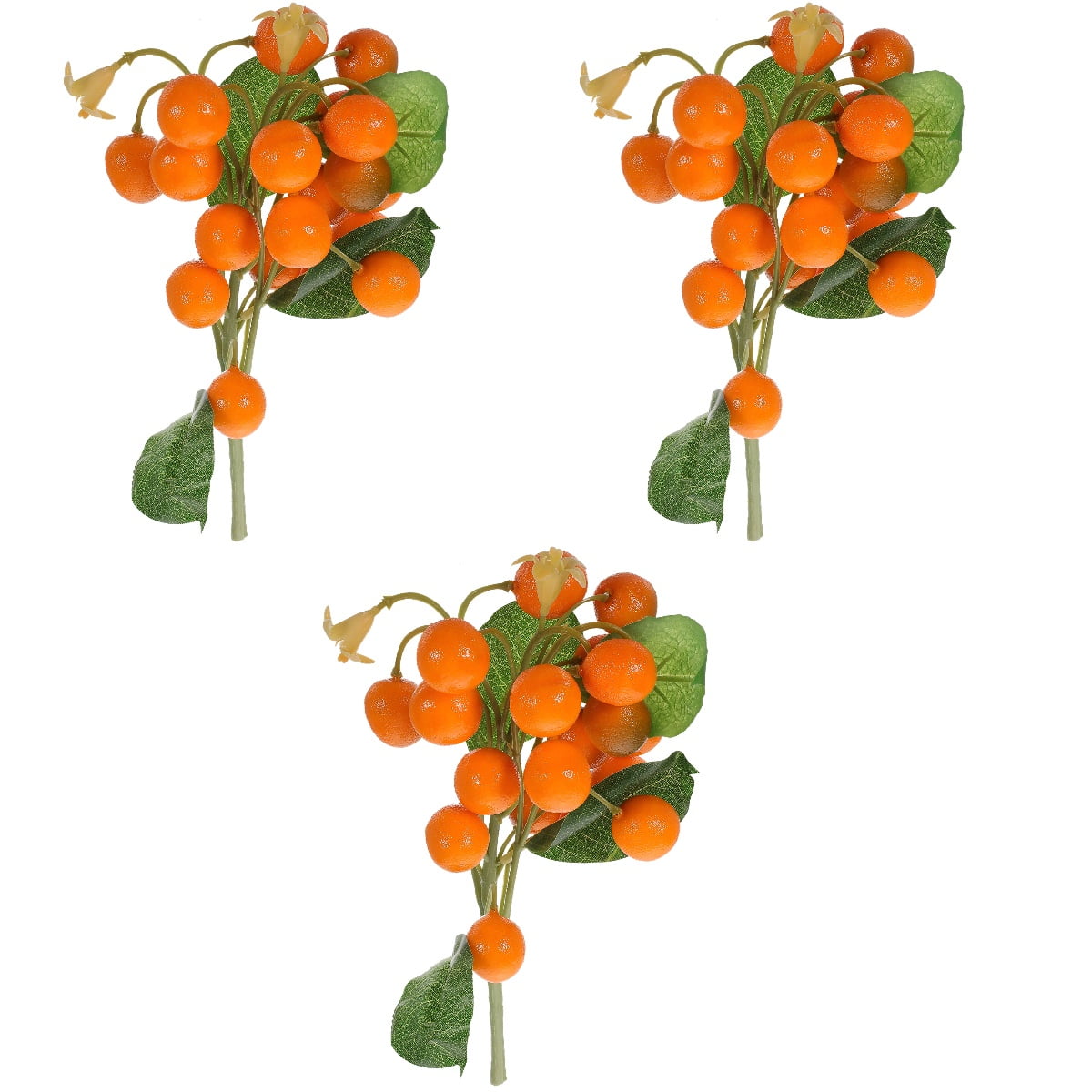 WORGEOUS 3pcs Lifelike Fruit String Decorative Fruit Simulation Orange ...