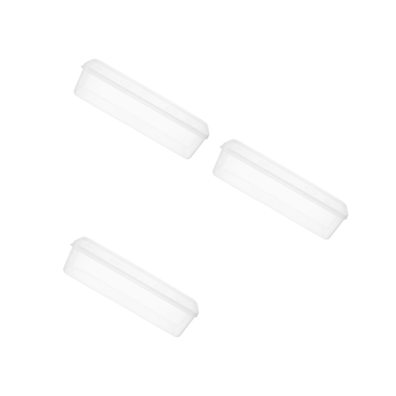 GOOHOCHY WORGEOUS 3pcs Long Plastic Food Storage Containers Stackable ...