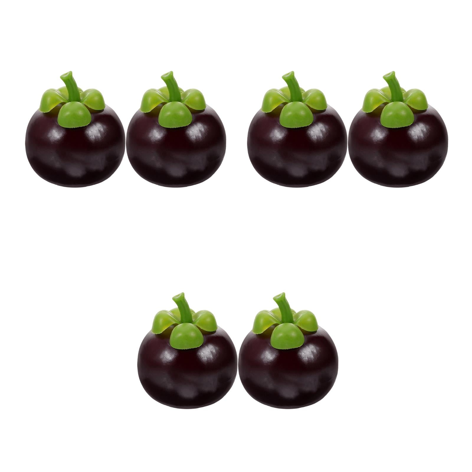 WORGEOUS 3pcs Mangosteen Car Antenna Toppers 2pcs Exterior Decorations ...