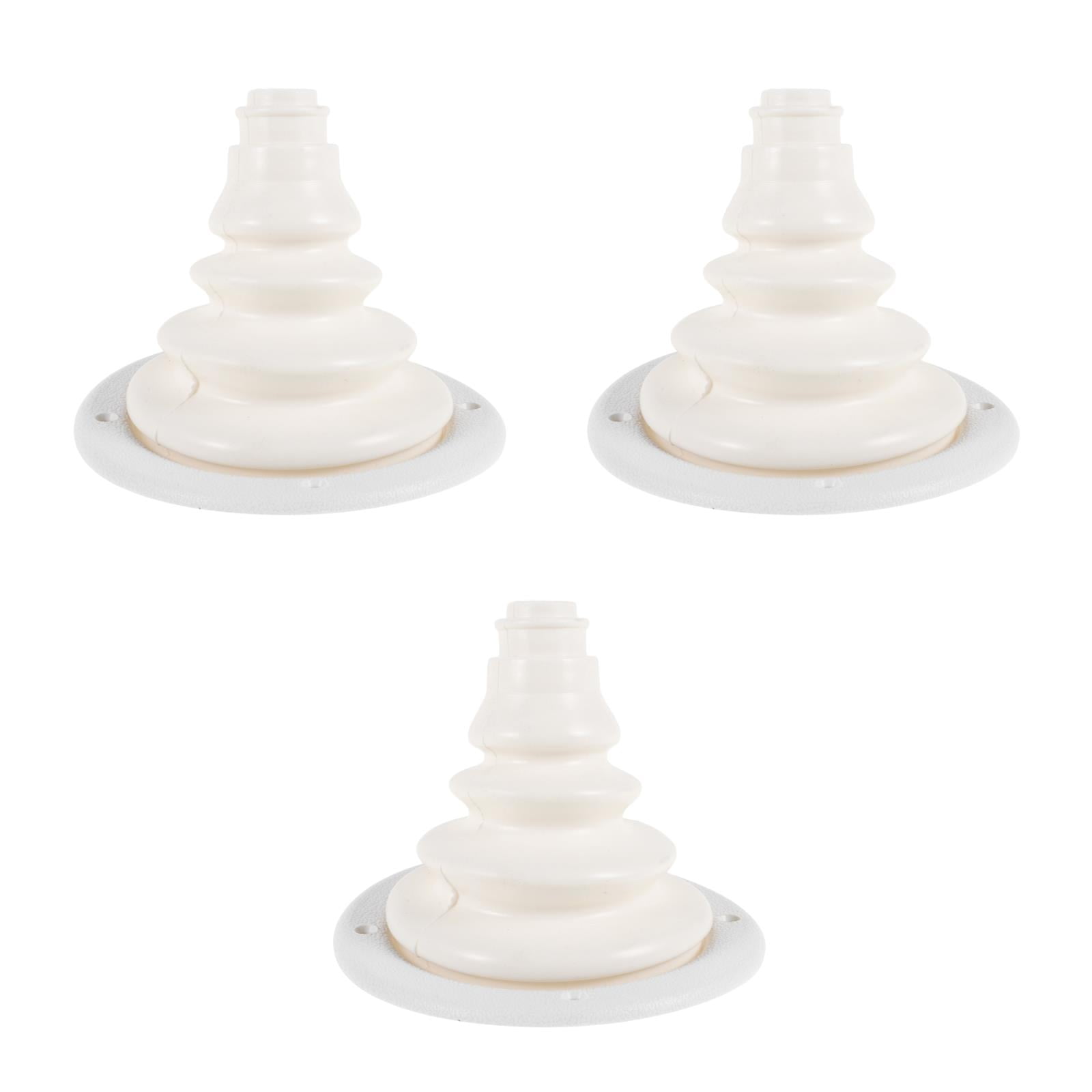 WORGEOUS 3pcs Marine Rigging Steering Shift Cable Boot Cone Shape ...