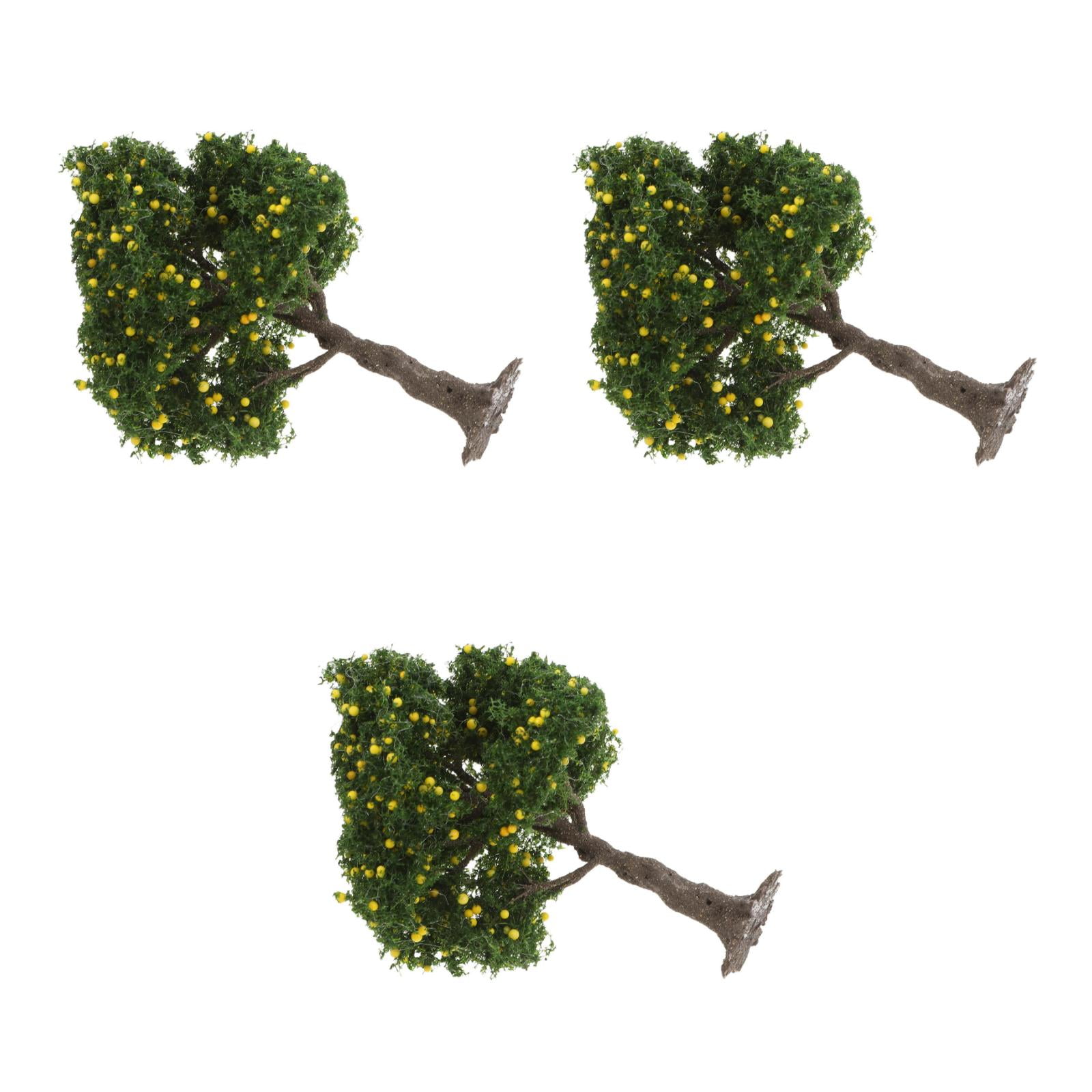 WORGEOUS 3pcs Micro Landscape Model Trees Miniature Scene Tree ...