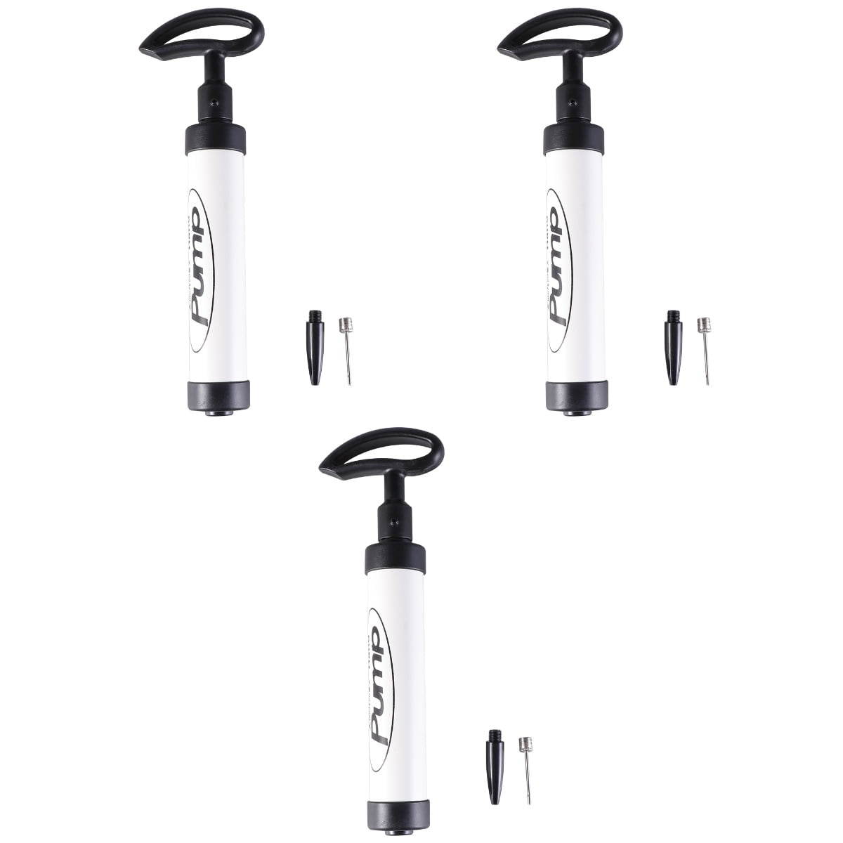 WORGEOUS 3pcs Mini Portable Hand Pump with a Gas Pin & an Air Faucet ...