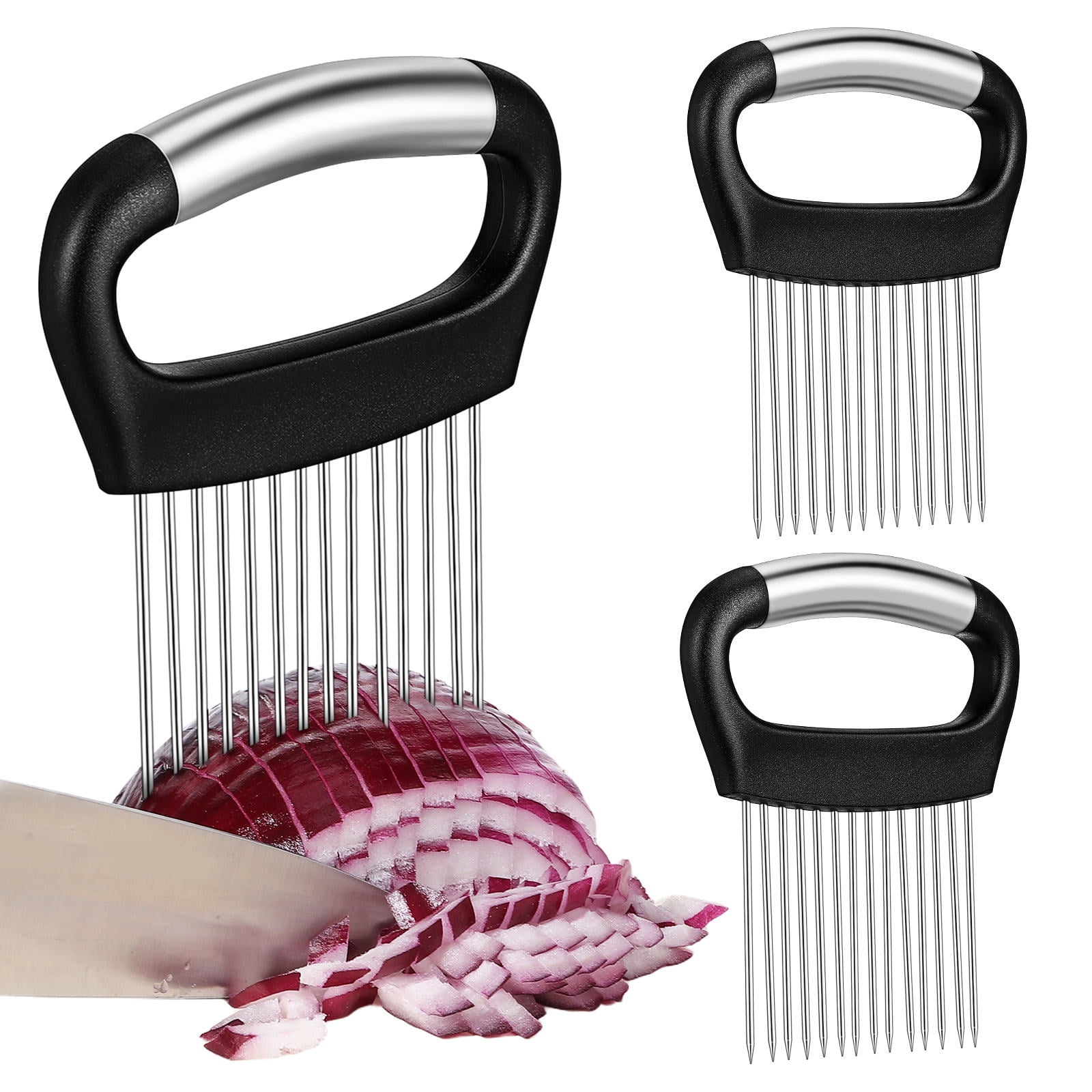 WORGEOUS 3pcs Onion Slicing Tool Meat Tenderizer Tool Vegetable Slicing ...